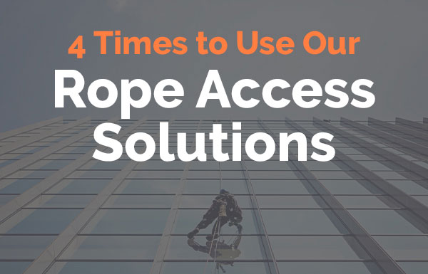 4 Times to Use Our Rope Access Solutions [infographic] - Tundra Rescue